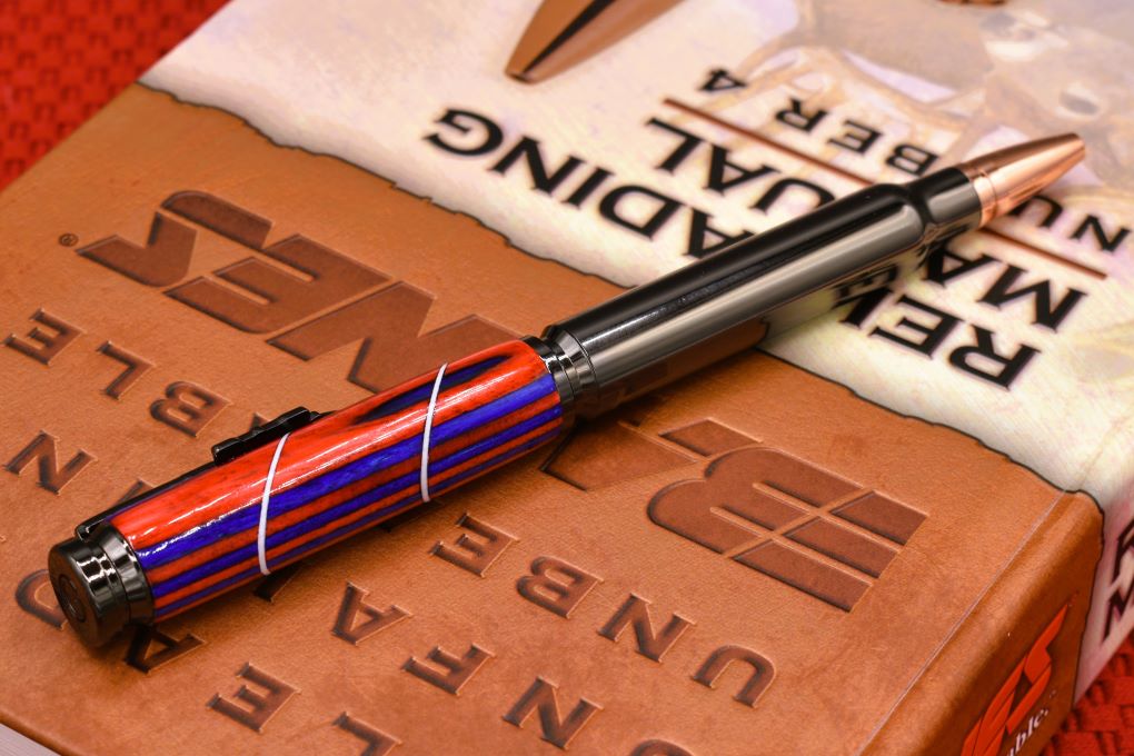 Handmade Bullet Twist Pen. Spectraply wood. – Grumpy Guy Pens